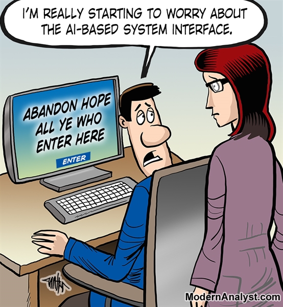 Humor: Artificial Intelligence User Interface