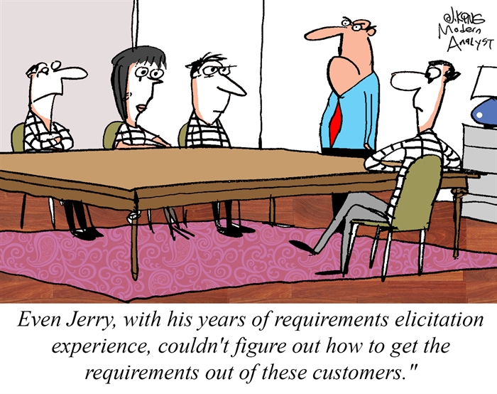 Humor: Getting Requirements from Silent Customers