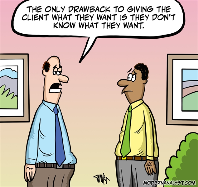 What do clients want?