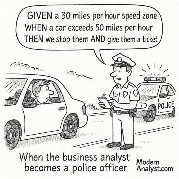 When the Business Analyst Becomes a Police Officer