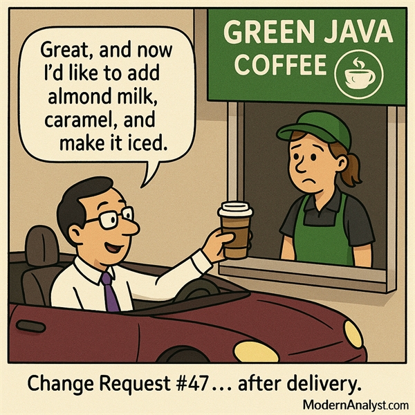 Humor: Change Request After Delivery